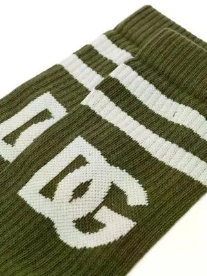 Dolce & Gabbana Cotton Socks With Dg Jacquard Logo