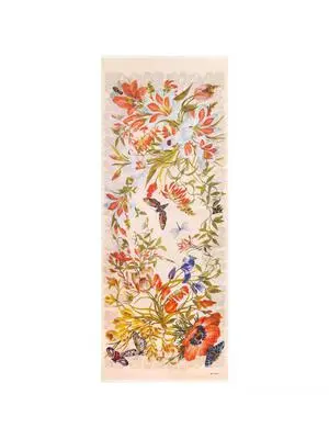 Etro Flora Fauna Scarf - Neutrals