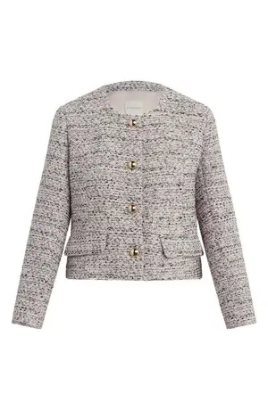 FAVORITE DAUGHTER Embellished Crop Jacket