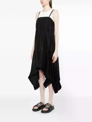 Sacai Pinstripe Midi Dress