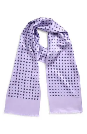 TOM FORD Square Dot Silk Jacquard Scarf - Pink