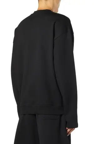 DIESEL® S-boxt-nc-div Relaxed Sweatshirt - Deep/black