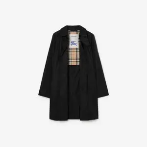 Burberry Short Nylon Ridgewood Car Coat - Black