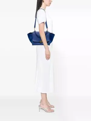 Celine 2014 Small Trapeze Satchel - Blue
