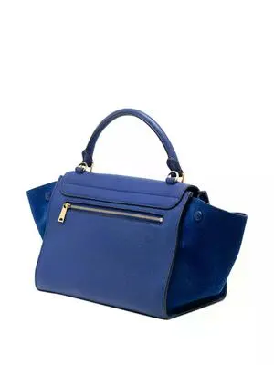 Celine 2014 Small Trapeze Satchel - Blue
