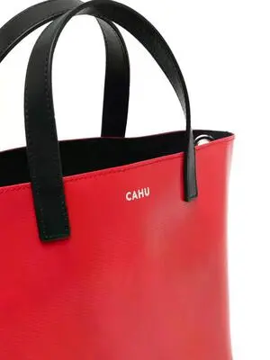 CAHU Logo-printed Tote Bag