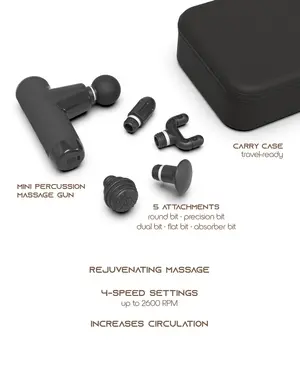 TZUMI Percussion Mini Massager Gun
