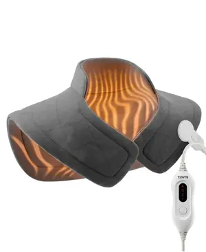 TZUMI Weighted Heated Neck Pad - Gray