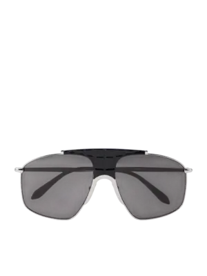 Alaïa Aviator-style Sunglasses - Silver