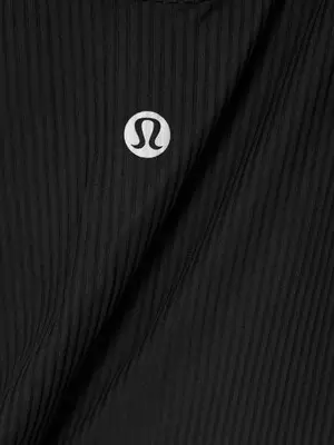 Lululemon Ribbed Scoop-back Long-sleeve Shirt - Black