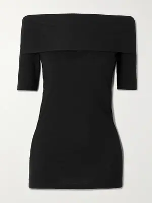 LEMAIRE Off-the-shoulder Organic Cotton-jersey Top