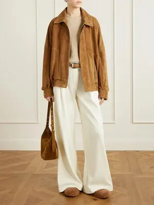 Moon Boot Shearling Ballet Flats - Brown