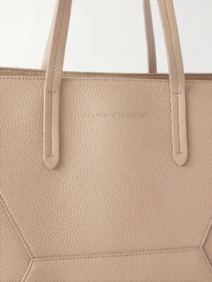 Brunello Cucinelli Textured-leather Tote - Neutrals