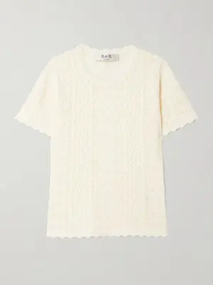 Sea Scalloped Tops