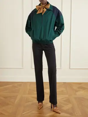 Saint Laurent Cotton Half-zip Jacket