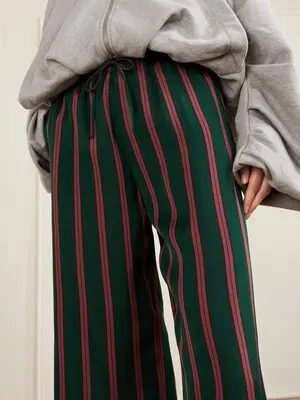 Dries Van Noten Striped Wide-leg Pants