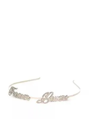 Red Valentino Embellishment Headband - Silver