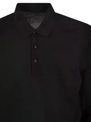 Kiton Long-sleeve Polo Shirt - Black