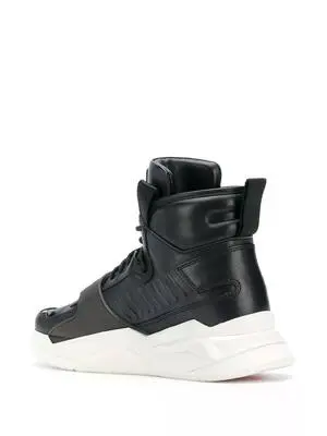 Balmain B-ball High-top Leather Trainers