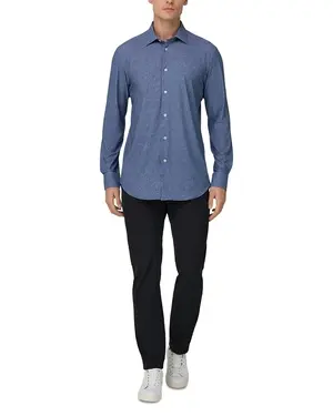 Boggi Milano Slim Fit Stretch Nylon Shirt