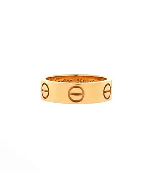 CARTIER Love Band Ring In 18k - Gold
