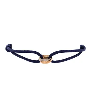 CARTIER Trinity On Cord Bracelet 18k Tricolor - Gold
