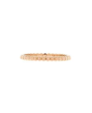 VAN CLEEF & ARPELS Small Perlee Ring 18k Rose Gold - Pink