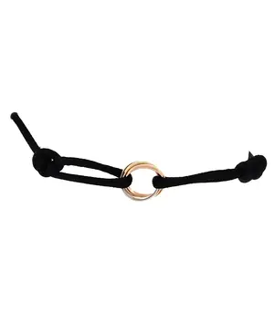 CARTIER Trinity On Cord Bracelet 18k Tricolor - Gold
