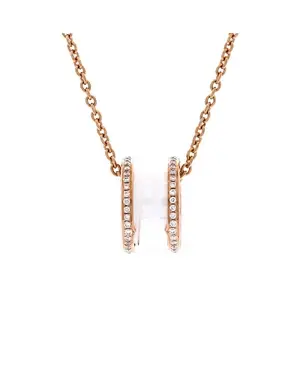 BVLGARI B.zero1 Pendant Necklace 18 - Pink