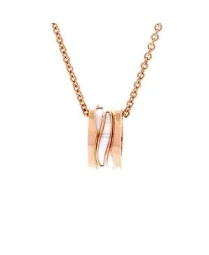 BVLGARI B.zero1 Design Legend Zaha Hadid Pendant Necklace - Pink