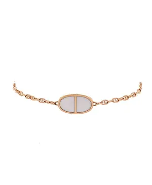Hermès Chaine D'ancre Verso Bracelet - Pink