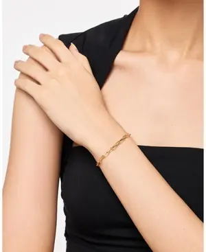 ANA LUISA Solid Paperclip Link Bracelet
