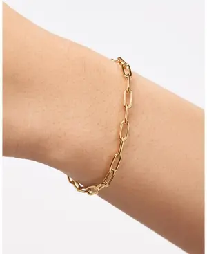 ANA LUISA Solid Paperclip Link Bracelet