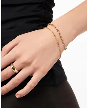 ANA LUISA Solid Paperclip Link Bracelet