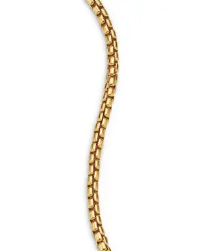 David Yurman 18k Chain Box Chain Flex Bracelet