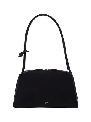 Alaïa Bouledogue Shoulder Bag Black