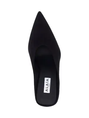 Alaïa Cube Mules - Black