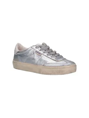 GOLDEN GOOSE Soul Star Leather Sneakers - Silver