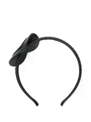 Red Valentino Studded Heart Headband