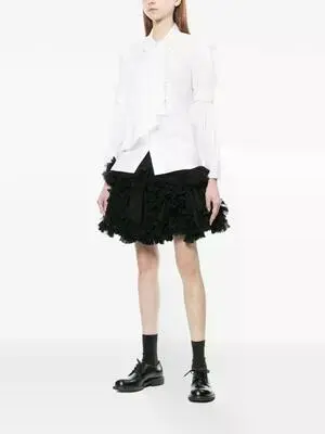 Noir Kei Ninomiya Ruffled Tiered Skirt