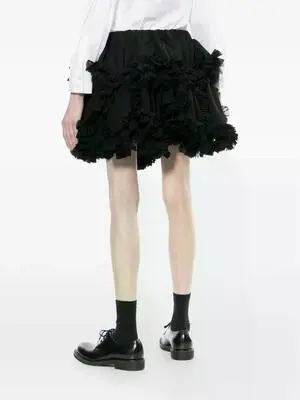 Noir Kei Ninomiya Ruffled Tiered Skirt