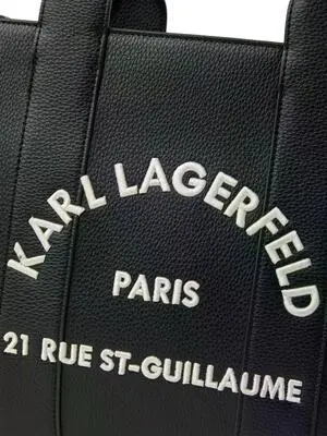 Karl Lagerfeld Rue St-guillaume Medium Tote Bag - Black