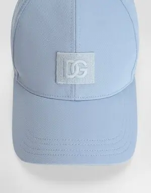 Dolce & Gabbana Cotton Gabardine Baseball Cap - Purple