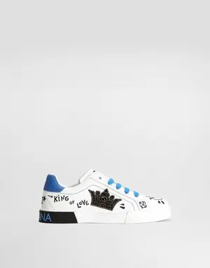 Dolce & Gabbana Portofino Light Nappa Calfskin Sneakers - Multicolor