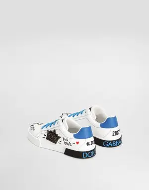 Dolce & Gabbana Portofino Light Nappa Calfskin Sneakers - Multicolor