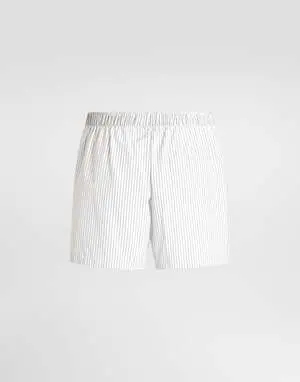 Dolce & Gabbana Striped Cotton Poplin Boxer Shorts