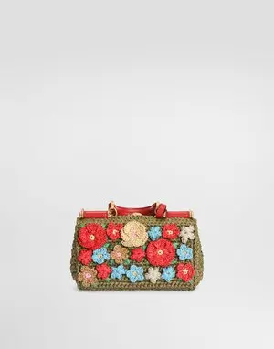 Dolce & Gabbana My Sicily Raffia Crochet Handbag