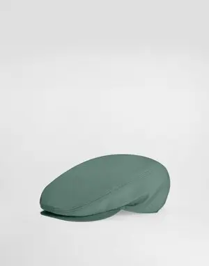 Dolce & Gabbana Wool Poplin Flat Cap - Green