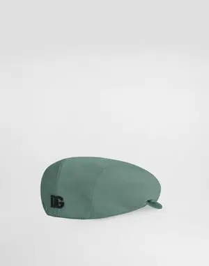 Dolce & Gabbana Wool Poplin Flat Cap