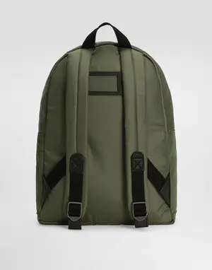 Dolce & Gabbana Nylon Backpack With Dg Patch - Green